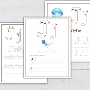 LETTER of the WEEK, J is for Jellyfish, Letter J Activities, Alphabet ...
