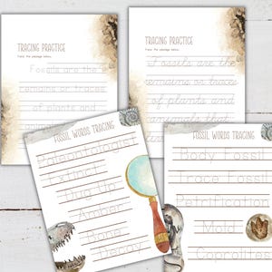 FOSSILS Unit Study, Anatomy, Nature Study, Science, Handwriting ...