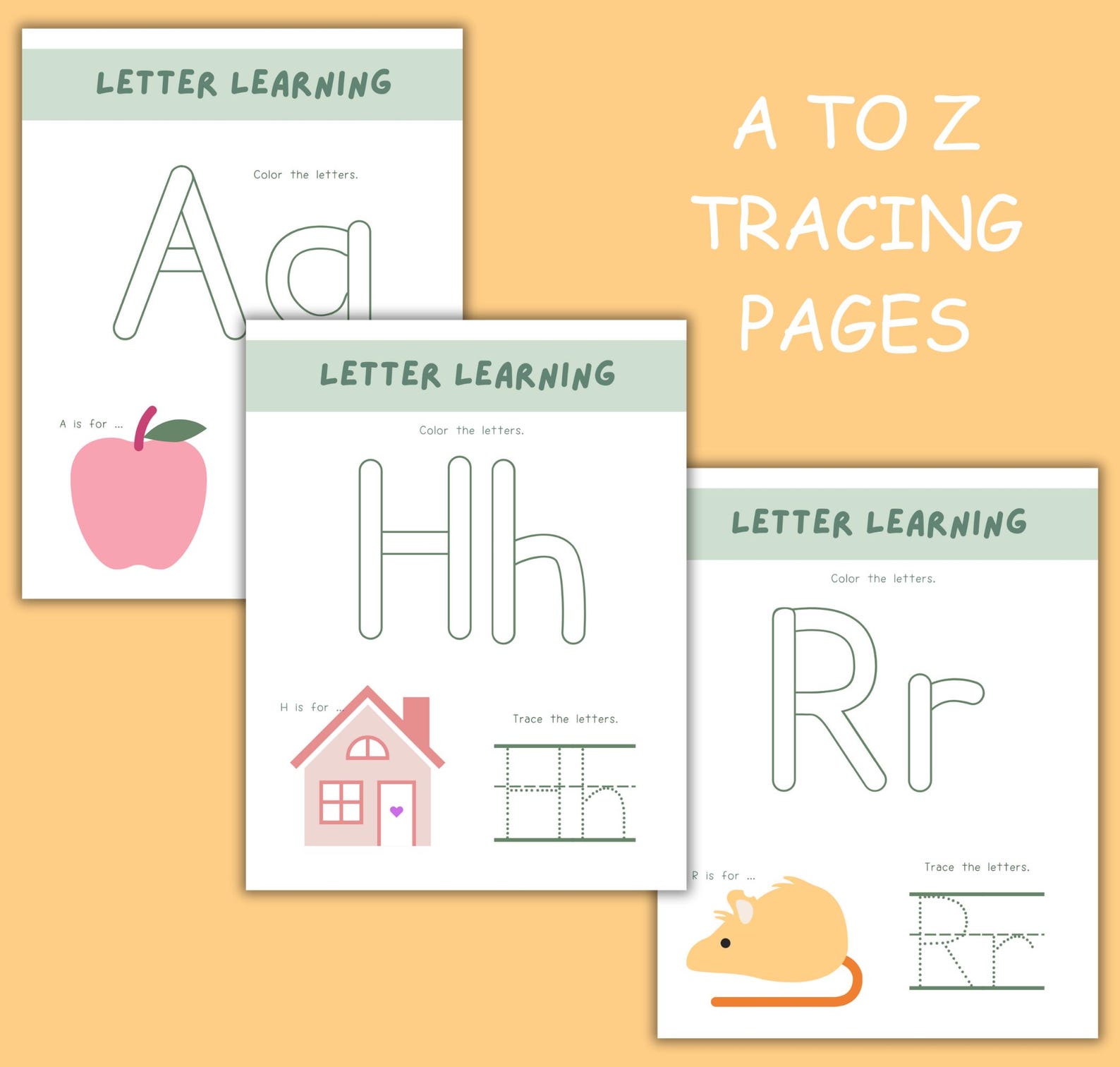 Toddler Learning Workbook: 93-page Preschool Tracing, Letters, Numbers ...