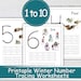 NATURE Counting Flashcards, 1 to 10 Counting, Toddler Preschool ...