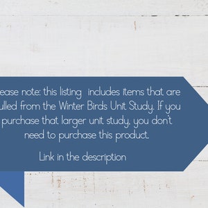 WINTER BIRDS Fact Cards, 3 Part Cards and Mini Poster, Nature, Digital ...