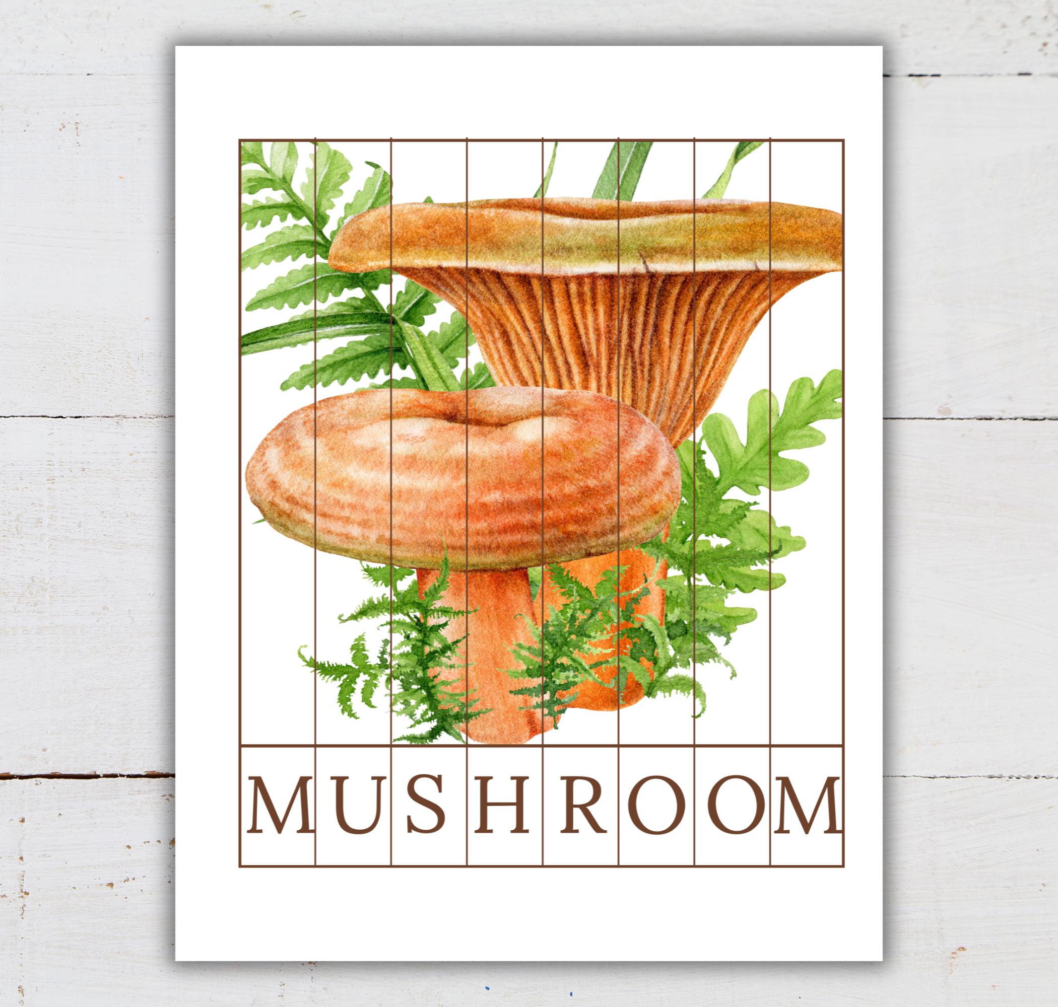 Letter M is for Mushroom: Alphabet Learning Printable (digital Download ...
