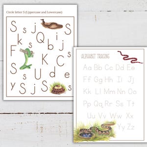 LETTER of the WEEK, S is for Snake, Letter S Activities, Alphabet ...