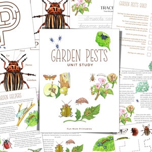Garden Pests Unit Study: Homeschool Science (instant Download) - Etsy