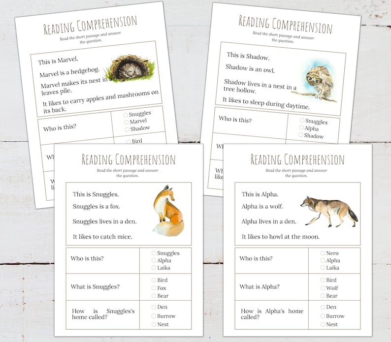 ANIMAL HOMES Unit Study, Nature Study, Science, Handwriting, Homeschool ...