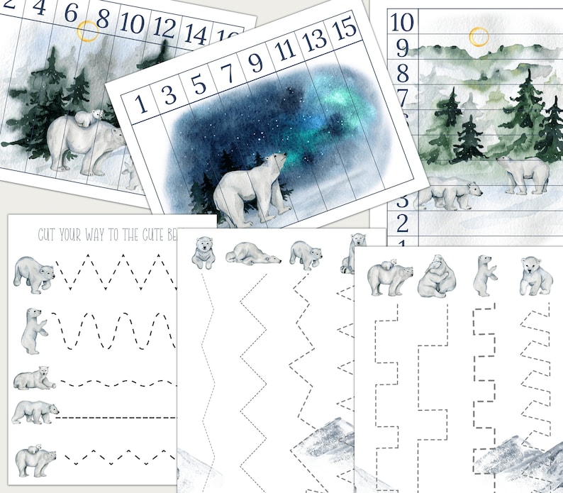 POLAR Bear Unit Study Life Cycle Anatomy Nature Study - Etsy