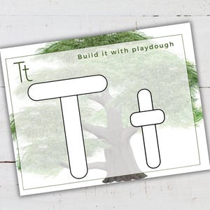 LETTER of the WEEK, T is for Tree, Letter T Activities, Alphabet ...