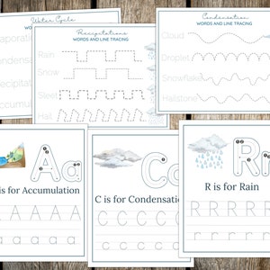 WATER CYCLE Unit Study, Process, Nature Study, Science, Handwriting ...