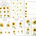 SUNFLOWER Unit Study Life Cycle Anatomy Nature Study - Etsy