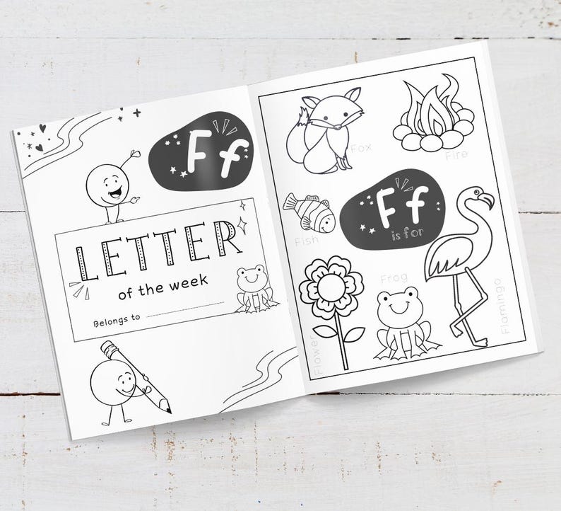 Letter of the Week: Letter F Learning Activities (printable) - Etsy