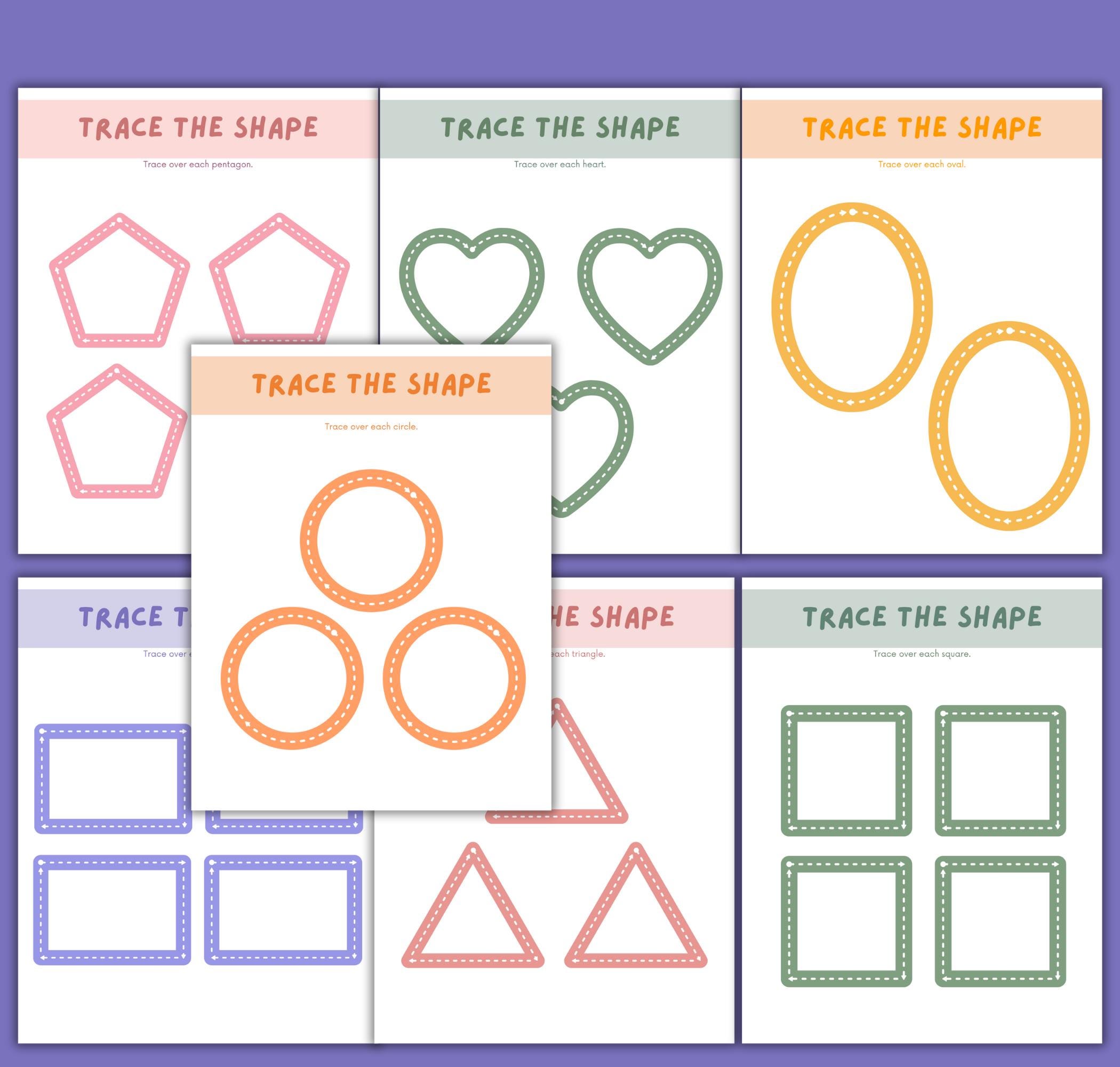 Toddler Learning Workbook: 93-page Preschool Tracing, Letters, Numbers ...