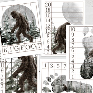 BIGFOOT Unit Study, Sasquatch, Anatomy, Nature Study, Science ...