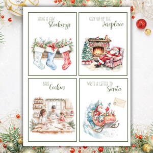 Christmas Advent Calendar Activity Cards: Family Holiday Fun (digital ...