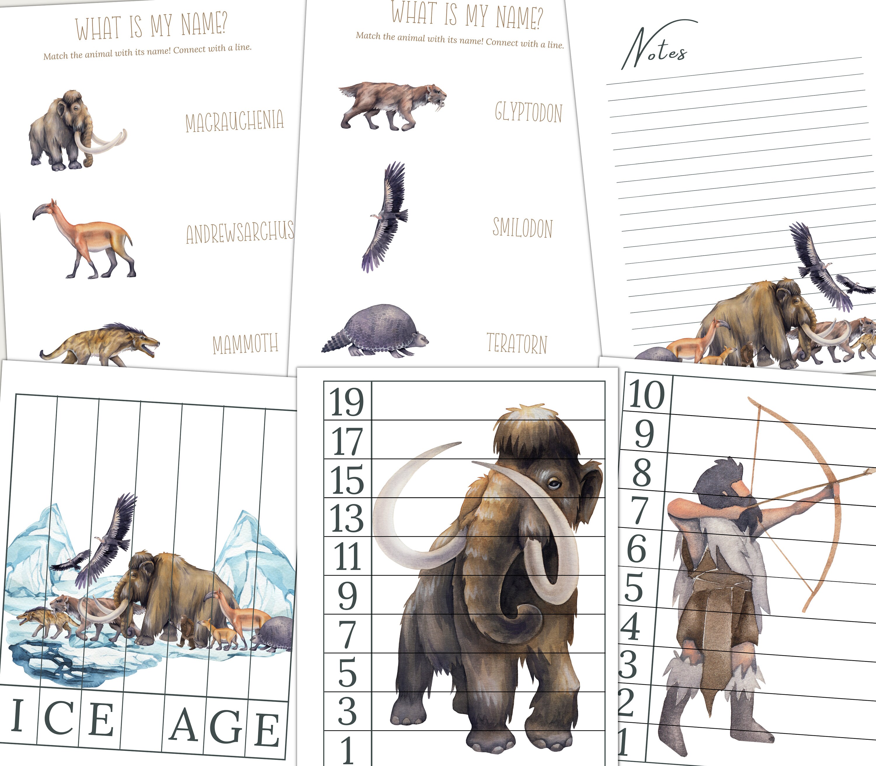 ICE AGE Unit Study, Nature Study, Science, Handwriting, Homeschool ...