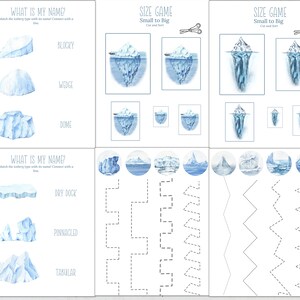 ICEBERG Unit Study, Nature Study, Science, Handwriting, Homeschool ...