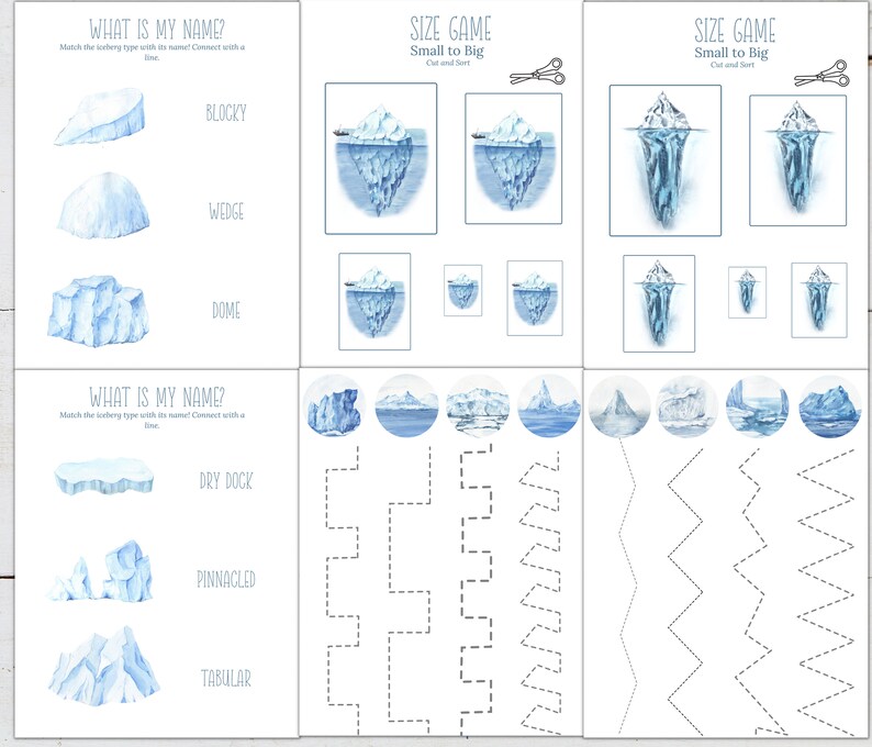 ICEBERG Unit Study, Nature Study, Science, Handwriting, Homeschool ...