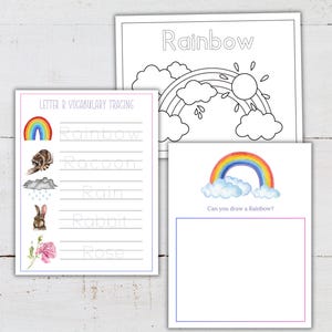 LETTER of the WEEK, R is for Rainbow, Letter R Activities, Alphabet ...