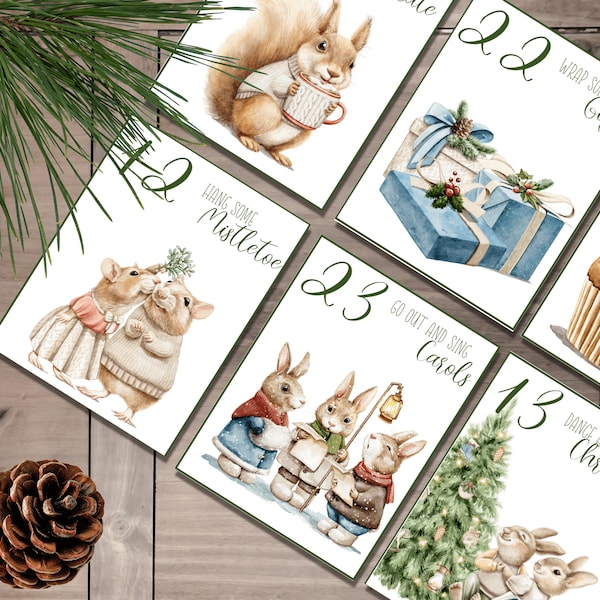 Advent Cards - Etsy