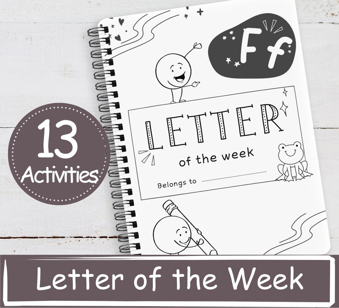 Letter of the Week: Letter F Learning Activities (printable) - Etsy