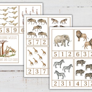 African Savanna Animals Unit Study: Homeschool Printable (instant ...