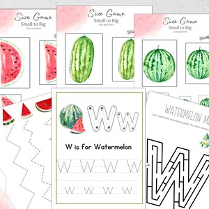 WATERMELON Unit Study, Life Cycle, Anatomy, Nature Study, Science ...