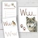 Letter W Wolf Learning Activities: Alphabet Printable (instant Download ...