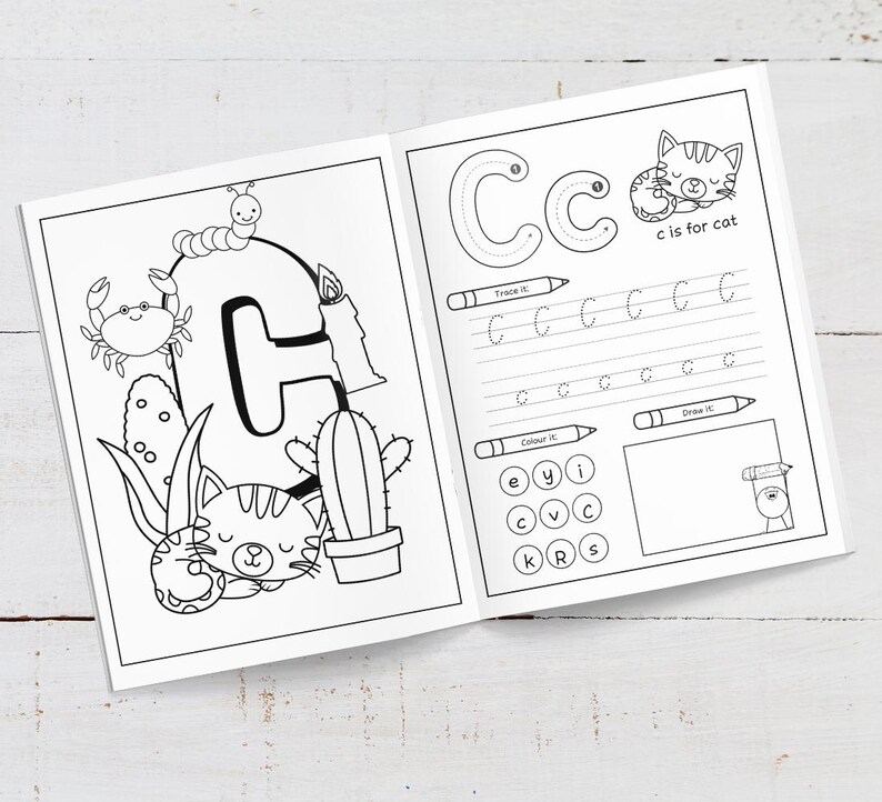Letter of the Week: Letter C Learning Activities (printable) - Etsy
