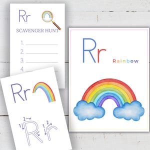 LETTER of the WEEK, R is for Rainbow, Letter R Activities, Alphabet ...