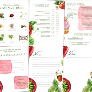 STRAWBERRIES Unit Study, Life Cycle, Anatomy, Nature Study, Science ...
