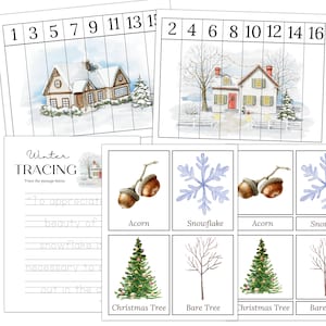 WINTER, Nature Unit Study, Winter Activities, Handwriting, Homeschool ...