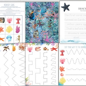Coral Reef Unit Study: Homeschool Science Printable (instant Download ...