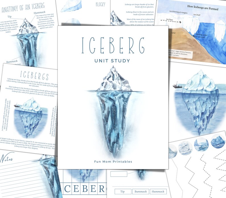 Earth Poles Unit Study Bundle: Antarctic Animals, Polar Bear (printable ...