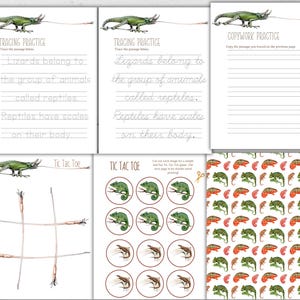 LIZARD Unit Study, Anatomy, Nature Study, Science, Handwriting ...