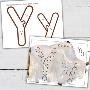 LETTER of the WEEK, Y is for Yak, Letter Y Activities, Alphabet ...