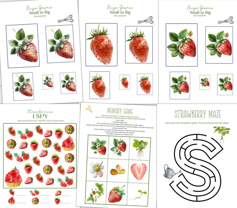 STRAWBERRIES Unit Study, Life Cycle, Anatomy, Nature Study, Science ...
