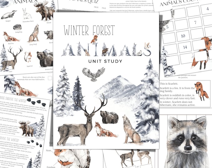 Printable Animal Tracks, Print Cards, Forest Animal Tracks Guide ...