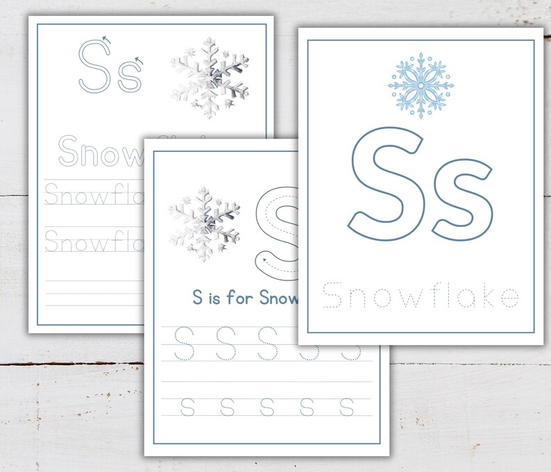 SNOWFLAKE Unit Study, Nature Study, Science, Handwriting, Homeschool ...