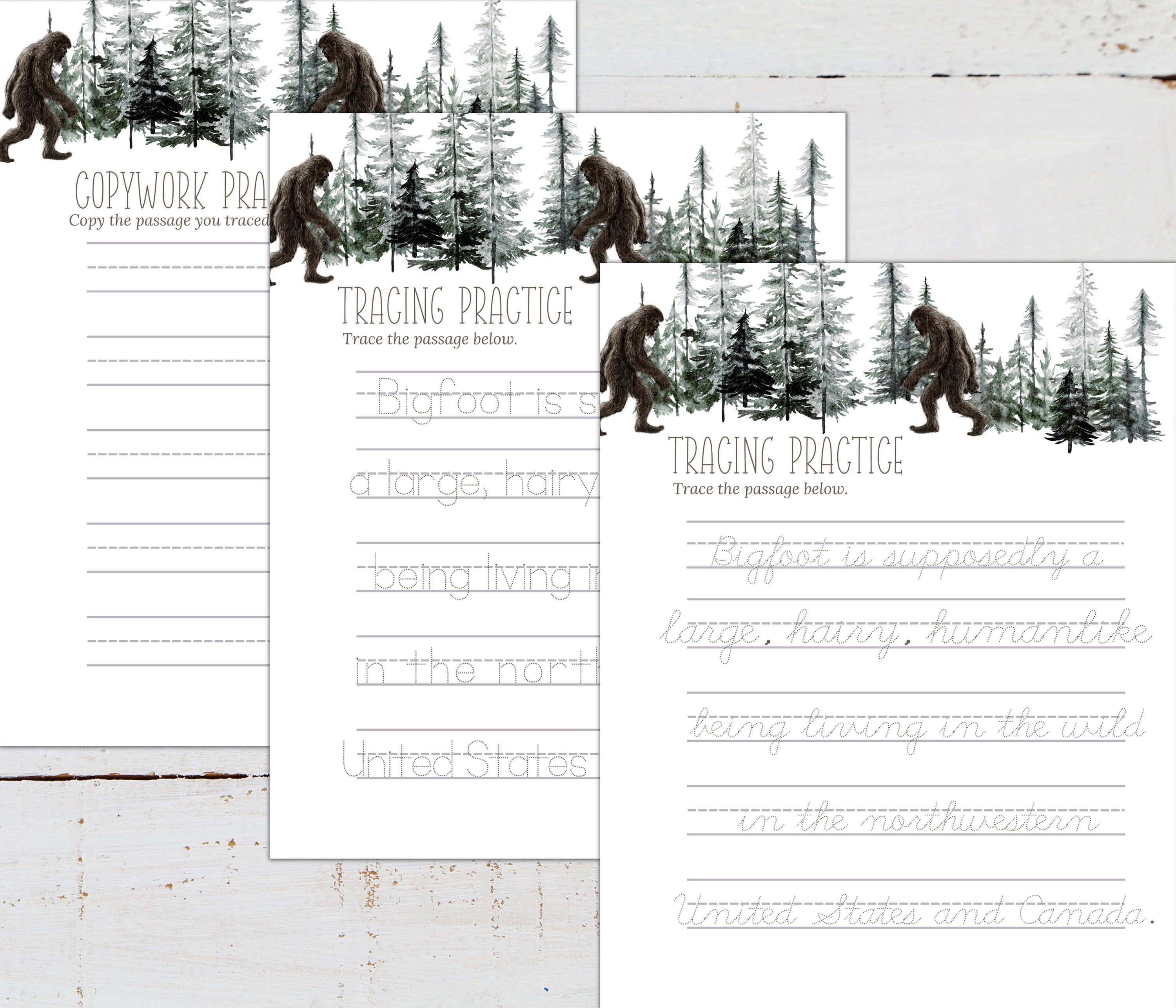 BIGFOOT Unit Study, Sasquatch, Anatomy, Nature Study, Science ...