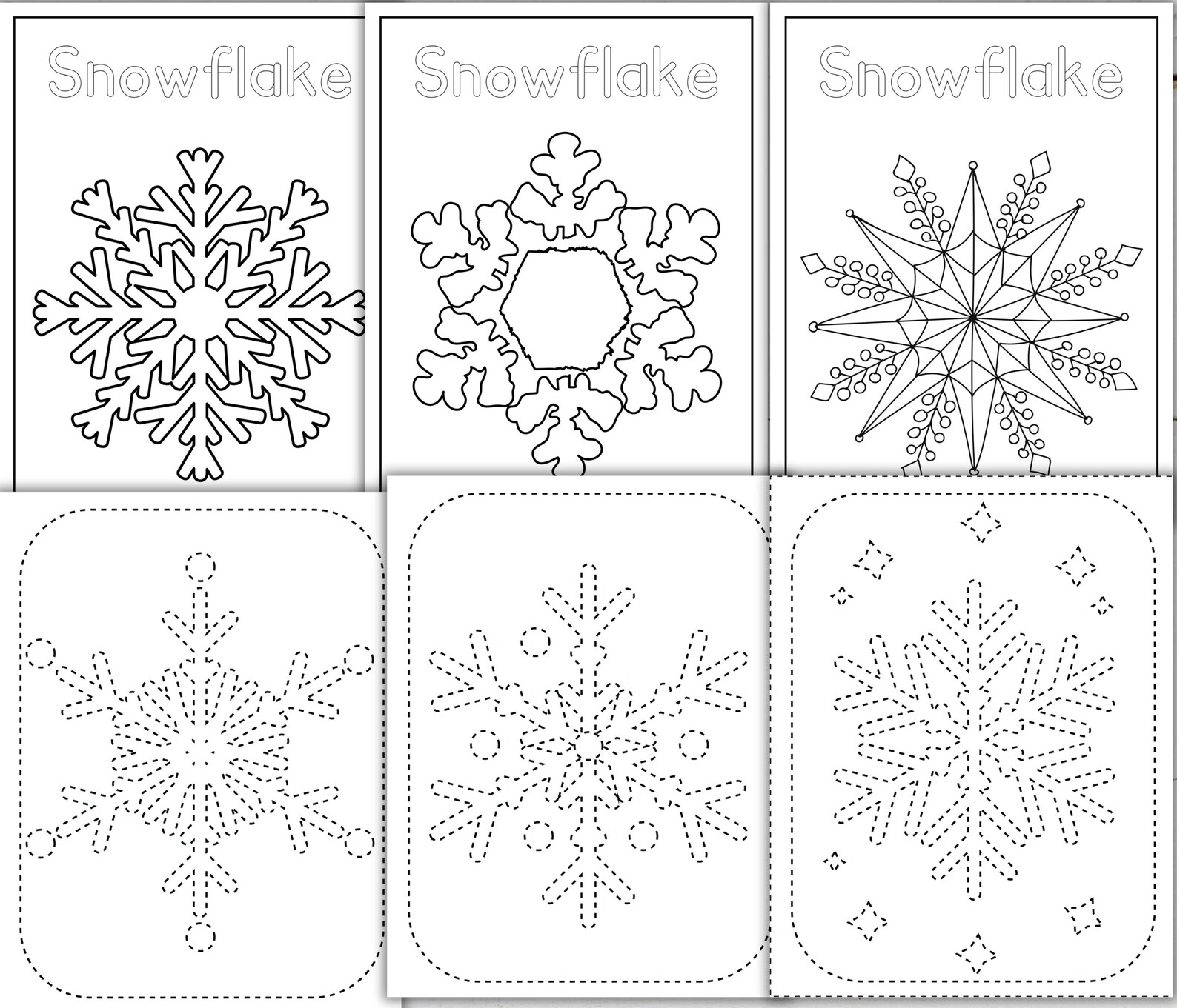 SNOWFLAKE Unit Study, Nature Study, Science, Handwriting, Homeschool ...
