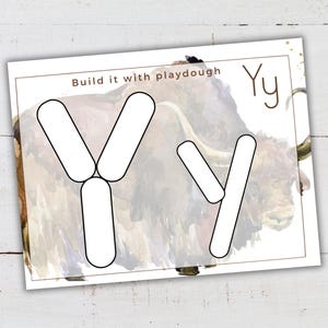 LETTER of the WEEK, Y is for Yak, Letter Y Activities, Alphabet ...