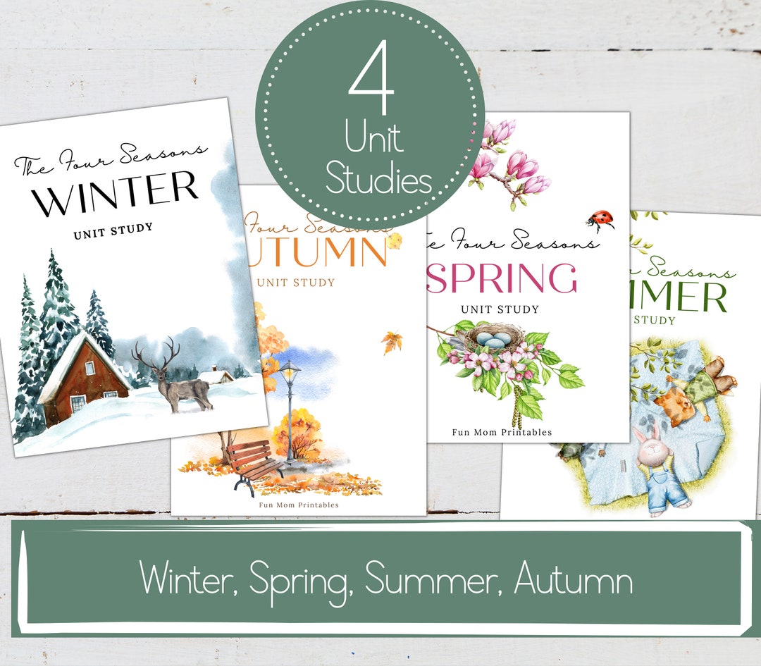 SEASONS UNITS BUNDLE, Seasons Activities, Science, Handwriting ...