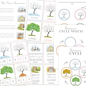 WINTER, Nature Unit Study, Winter Activities, Handwriting, Homeschool ...