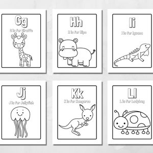 Alphabet Coloring Pages for Kids - Printable ABC Coloring Book ...
