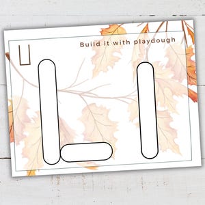 Letter L is for Leaf: Alphabet Learning Printable (instant Download) - Etsy