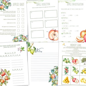 APPLE Unit Study, Life Cycle, Anatomy, Nature Study, Science ...