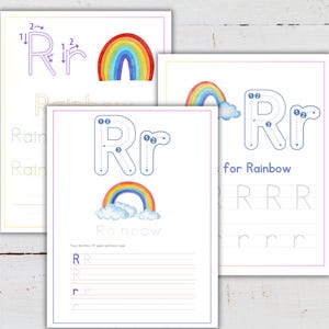LETTER of the WEEK, R is for Rainbow, Letter R Activities, Alphabet ...