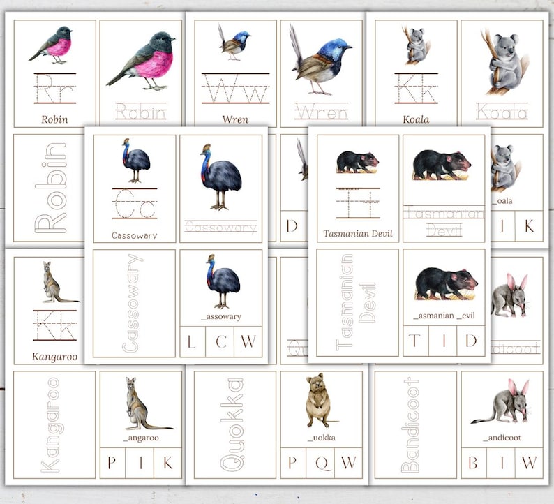 Australian Animals Unit Study: Homeschool Science Printable (instant ...