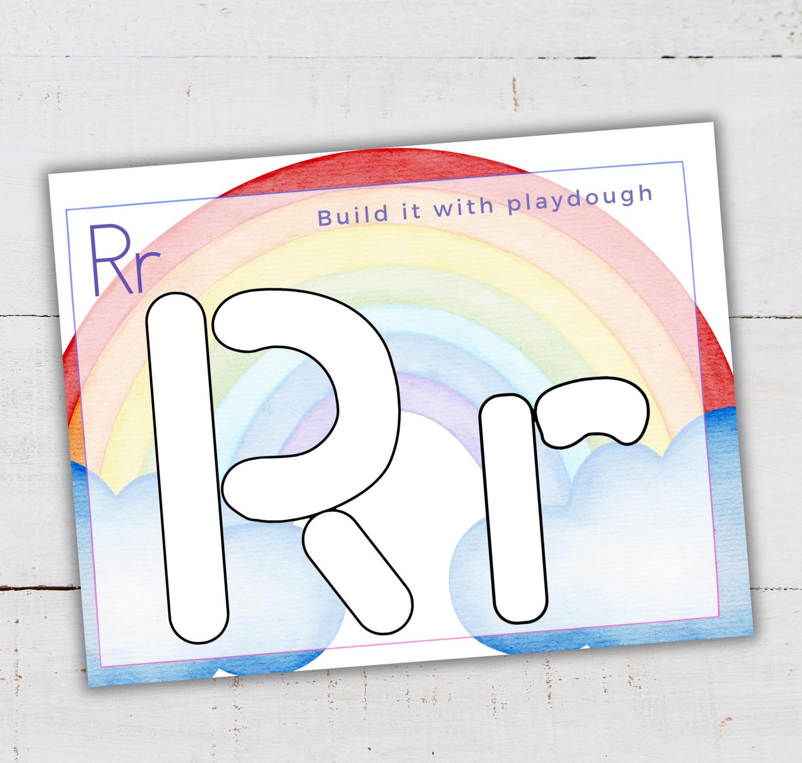 Letter R is for Rainbow: Alphabet Learning Activities (printable) - Etsy