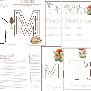 Mushroom Unit Study: Life Cycle, Anatomy, Homeschool Printable (instant ...