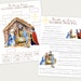 NATIVITY Unit Study, Vocabulary, Jesus Birth Story, Handwriting ...